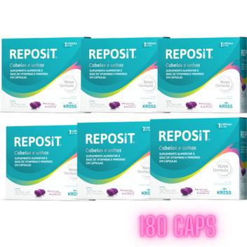 Reposit Cabelos E Unhas 180 Gel Caps Kress Fortalecedor - Tratamento para as Unhas - Magazine Luiza