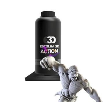 Resina para impressão 3d action e3d cinza - Escolha 3D - Equipamentos para Estética Odontológica ...