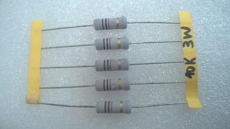Resistor De Potencia 10k 3w Lote Com 5 Peças - Materiais Elétricos ...