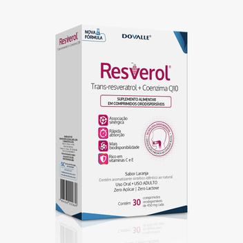 Resverol c/ 30 Orodispersível - Dovalle - Vitaminas A-Z - Magazine Luiza