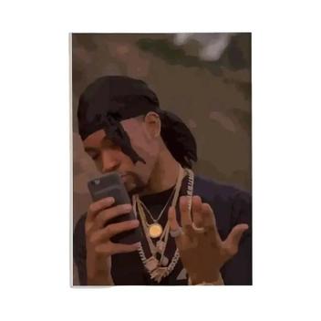 Retro Hip Hop Rapper PnA Canvas Wall Art Poster Para Decoração De ...