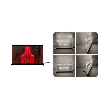 Retro LED Neon Sign Atari Game PC Logo Decoração De Casa Placas Vintage ...