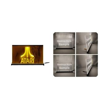 Retro LED Neon Sign Atari Game PC Logo Decoração De Casa Placas Vintage ...
