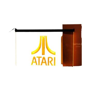 Retro LED Neon Sign Atari Game PC Logo Decoração De Casa Placas Vintage ...