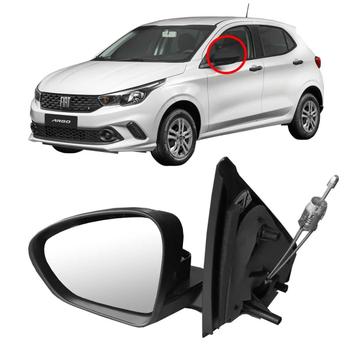 Retrovisor Esquerdo Argo 2024 - Metagal - Retrovisores de Carro ...