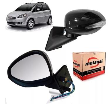 Retrovisor Fiat Idea 2011 A 2016 Elétrico + Pisca Original esquerdo ...