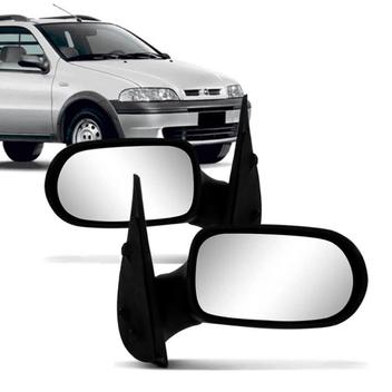 Retrovisor Fiat Strada 2001 a 2003 Completo Escolha o Lado - EVO-X ...