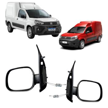 Retrovisor Fiorino 2012 a 2016 Com Controle Manual Original - Metagal ...