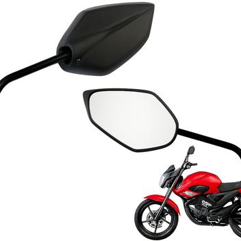 Retrovisores Moto Compativel Fazer 150 2015 Par Preto Yamaha Nmax Neo ...