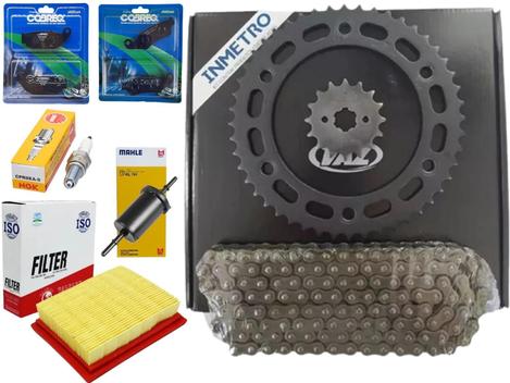 Revisão Xre 190 15 Á 23 Relação Com Retentor, Filtros, Vela - VAZ - Kit ...