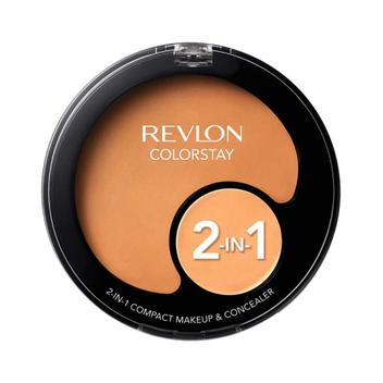 Revlon ColorStay 2 em 1: Base Compacta e Corretivo Buff - Base Facial ...