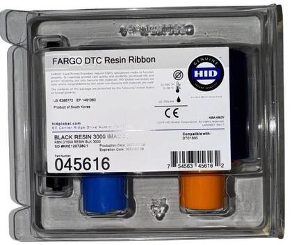 Ribbon Preto Hid Fargo Dtc 1500 Pn 45616, 3000 Imp - Peças para ...