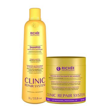 Richée Clinic Repair System Shampoo 1 Litro + Máscara 500G - Richee ...
