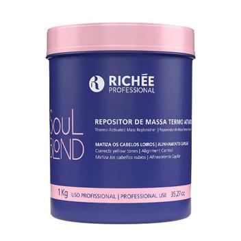 Richée Soul Blond Repositor de Massa Termo Ativado - 1kg - Richeé ...