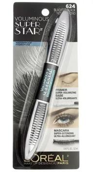 Rímel Loreal Voluminous Super Star 624 - Blackest Black - Máscara e ...