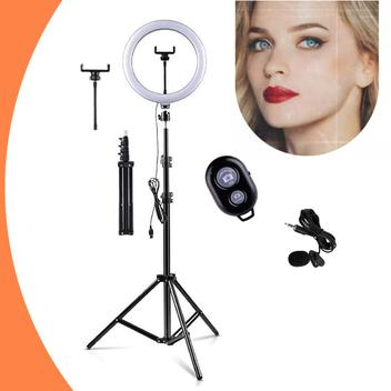 Ring Lait Grande Barata Iluminação Led C/ 3 Cores Tripé Foto - Ring ...