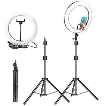 Ring Light Anel De Luz Led 12" 30cm Tripé Grande 2,1 Metros - B-max ...