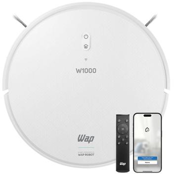 Robô Aspirador Água Pó Bateria WAP W1000 App Comando Voz - Robô ...