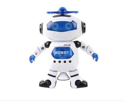 Robô Hebin Dança Gira 360 Emite Luzes E Musica Robot Som - HEBIN ROBOT ...