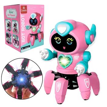 Robô Lady Face Digital Interativo Infantil Dançante Som Luz Castela ...