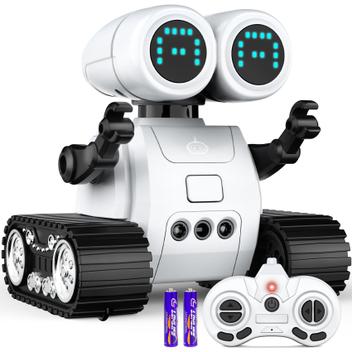 Robot Toy Hamourd para crianças de 3 anos com walkie-talkie e LED ...