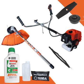 Roçadeira Com ÓLEO STIHL GRHB-430 Terra 43cc 1,7Hp 12.000RPM Bipartida ...