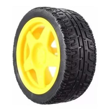 Roda 68mm para Chassi Robô Arduino - Ideal para Projetos de Robótica ...