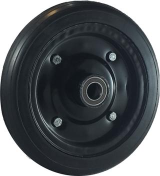 Roda Estampada 9' Pneu De Borracha Rolamento De Esf. 20mm - CP9E20 ...