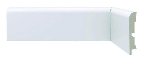 Rodape Liso Boleado Branco 7X240X1,5Cm Poliestireno Ref 446 Rp - SANTA ...