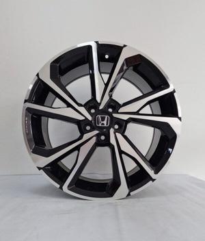 Rodas Aro 20 Honda Civic SI GT7 5x114 Preta Diamantada - Roda de Carro - Magazine Luiza