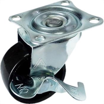 Rodizio Mesa Gir.38Mm C/Freio Preto Alianca - Rodízios para Móveis ...