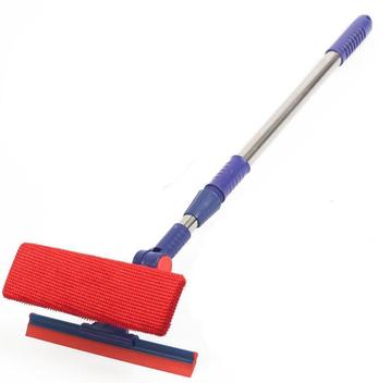 Rodo Limpa Vidro E Escova Modulavel Cabo De Inox Extensivel - Saz ...