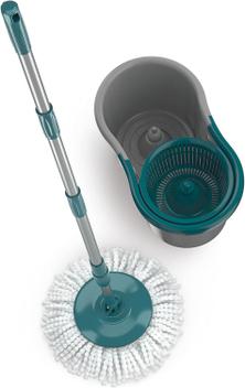 Rodo Mop Fit Giratório Pano de Microfibra Com Balde Limpeza Flash Limp ...