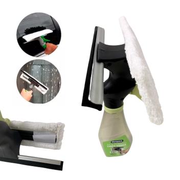 Rodo Pano Microfibra Limpa Vidros Spray Mop 3 Em 1 Com Reservatório ...
