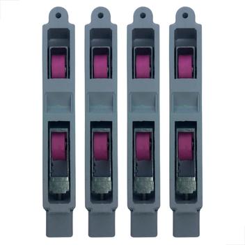 Roldana Dupla Com Regulagem (Rol439) Mettalfleck 4 Unidades ...