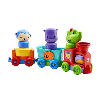 Roll-along Animal Train Fisher-Price Silly Safari Rattle - Trem de ...