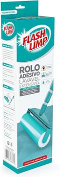 Rolo Adesivo Lavável Com Cabo Extensível - Flash Limp - Rolo Tira Pelos ...