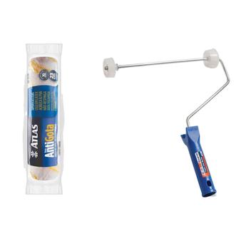 Rolo Atlas Antirrespingo Econômico + Garfo Castor - Rolo de Pintura ...