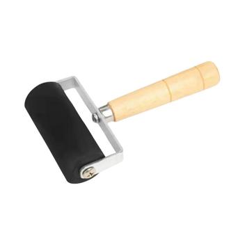 Rolo De Borracha Pequeno Com Alça De Madeira Para Impressão, Pintura ...