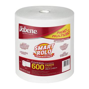 Rolo Pano de Limpeza Smart Rolo Com 600 Und Vabene - Pano - Magazine Luiza