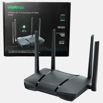 Roteador Intelbras Wi-fi 6 Dual Band Rx3000 Até 800 Megas - Roteador Wi ...