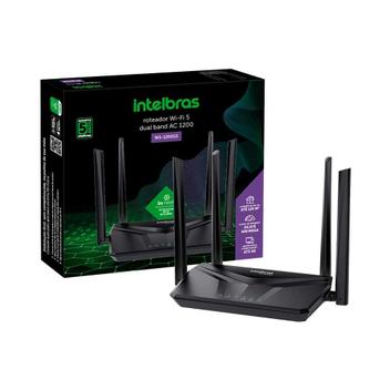 Roteador Intelbras Wifi 5 Ax 1200 Dual Band W5-1200gs - 4750201 ...