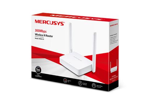 Roteador Wi-Fi 4 Fast Ethernet N 300Mbps Mercusys MW301R Wireless 2 ...