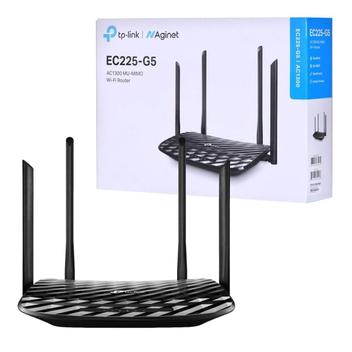 Roteador Wireless Gigabit Dual Band AC1300 EasyMesh TR-069 EC225-G5 TP ...