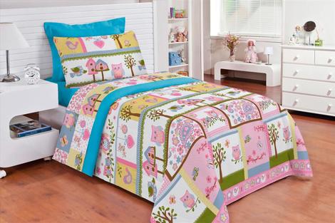 Roupa De Cama Jogo De Cama Solteiro Menina Menino 03 Peças - Vivaz Casa ...