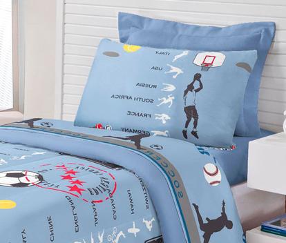 Roupa De Cama Jogo De Cama Solteiro Menina Menino 03 Peças - Vivaz Casa ...