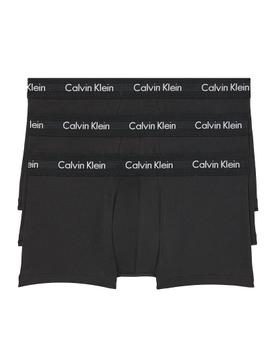 Roupa Íntima Calvin Klein Cotton Stretch - Pacote com 3 (Cintura Baixa ...