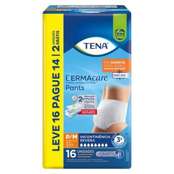 Roupa Intima Tena Pants Dermacare Tamanho P/M com 16 Unidades - Roupa ...