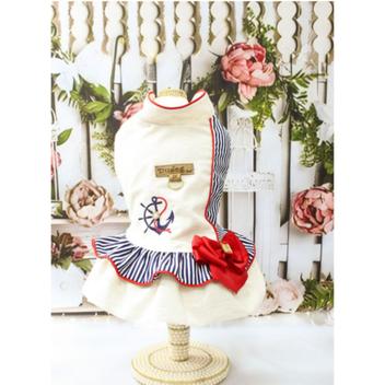 Roupa Pet Vestido Navy Linho Dudog Vest - Roupas para Cachorro / Gato e ...