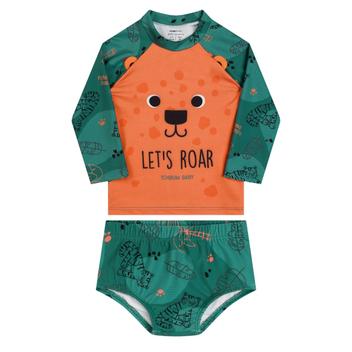Roupa Praia Proteção Solar Conjunto Sunga Camisa UV Bebê - Aymee - Moda ...